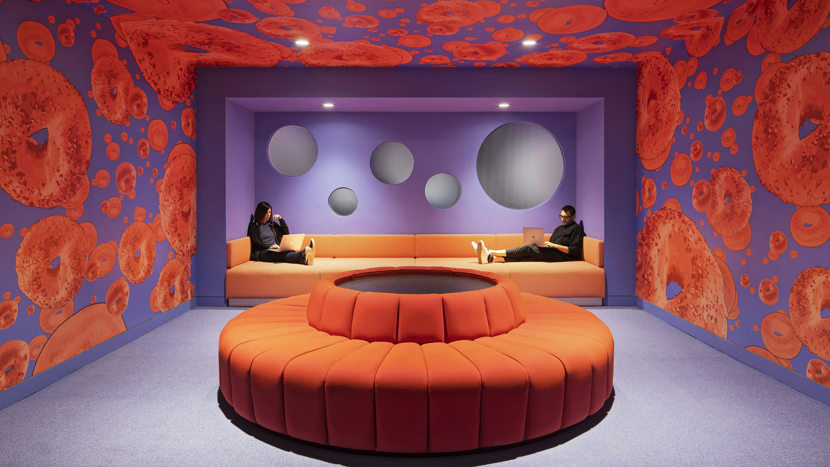 Lyft East Coast Headquarters Tech Office Interiors - New York, NY
